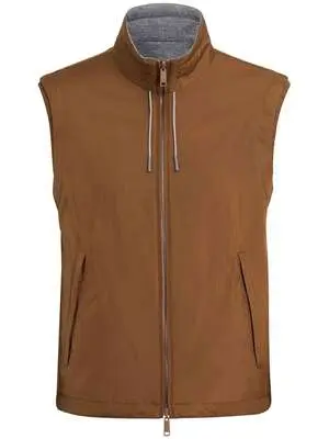Zegna Straight Hem Vests For Men