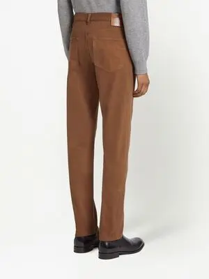 Zegna Slim-fit Roccia Jeans - Brown