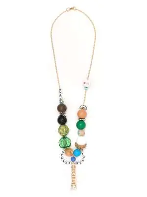AMIR SLAMA Beaded Charm Necklace