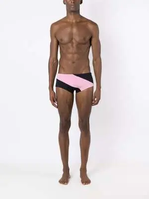 AMIR SLAMA Panelled Swim Trunks