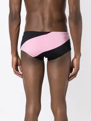 AMIR SLAMA Panelled Swim Trunks