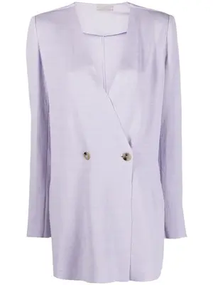 MRZ Double-breasted Linen Coat