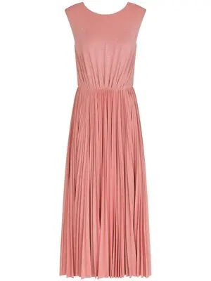 Dolce & Gabbana Lamé-effect Midi Dress - Pink