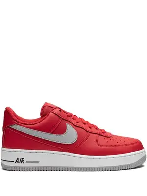 Nike Force 1 Low Technical Stitch Sneakers - Red