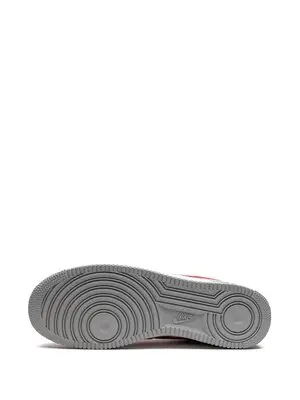 Nike Force 1 Low Technical Stitch Sneakers - Red