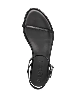 AeydĒ Nettie Leather Sandals - Black