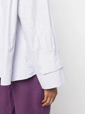 MAISON JEJIA Striped Cotton Shirt