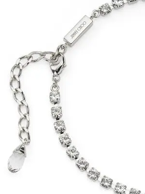 JIMMY CHOO Saeda Crystal Embellished Anklet