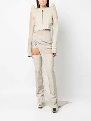 Rick Owens Cropped Zip-up Jacket