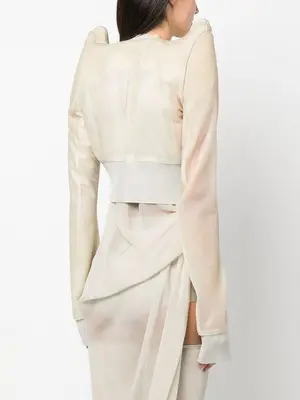 Rick Owens Cropped Zip-up Jacket