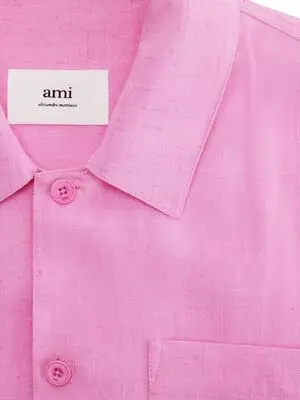 AMI Paris Short-sleeve Shirt - Pink