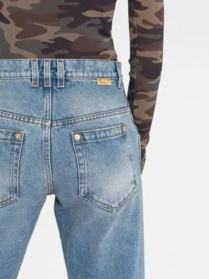 Balmain Bootcut Jeans With Front Slits