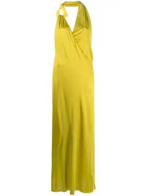 TOM FORD Draped Halterneck Maxi Dress