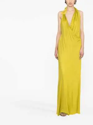TOM FORD Draped Halterneck Maxi Dress