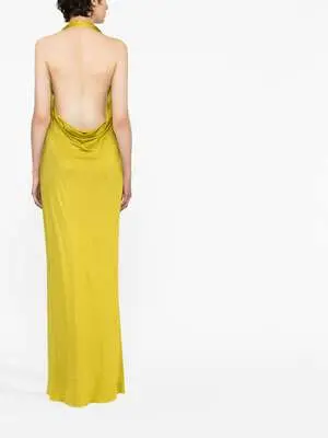TOM FORD Draped Halterneck Maxi Dress