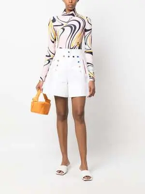 Emilio Pucci High-waisted Tailored Shorts