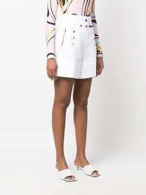 Emilio Pucci High-waisted Tailored Shorts