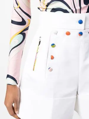 Emilio Pucci High-waisted Tailored Shorts