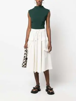 Iceberg Drawstring Waistband Pleated Skirt