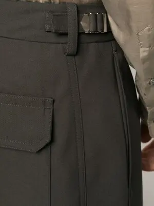 Helmut Lang Buckle-detail Trousers