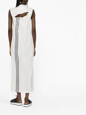 Y3 3-stripes Sleeveless Maxi Dress