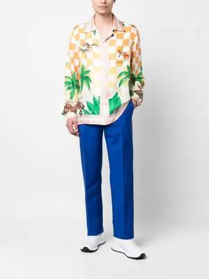 Casablanca Tennis Club Silk Shirt