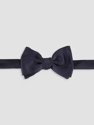Giorgio Armani Silk Bow Tie - Blue