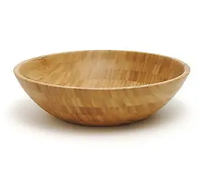 LIPPER Large Bamboo Salad Bowl - One-color