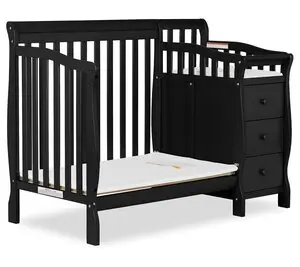 DREAM ON ME Jayden 4-in-1 Mini Convertible Crib And Changer - One-color