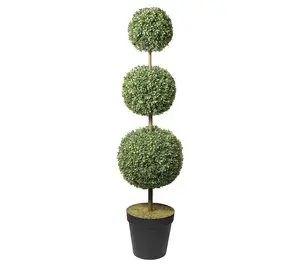 HAUTE DECOR Triple Ball Boxwood Topiary Adjusta Le To 64 - One-color
