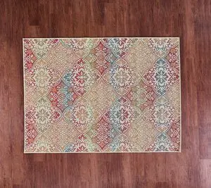 VERANDA LIVING 7'x10' Optical Tile Indoor/ Outdoor Rug - One-color
