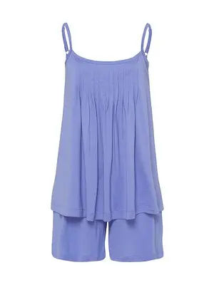 Hanro Two-piece Juliet Short Pajama Set Gemstone