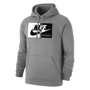 Nike Swoosh Lacrosse Hoodie Grey