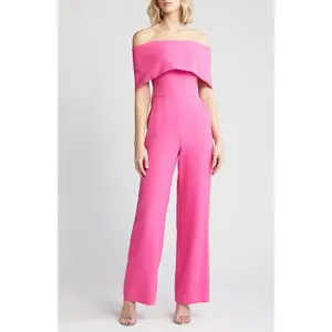 Vince Camuto Off-the-shoulder Jumpsuit - Pink