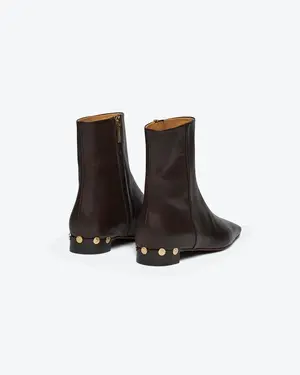 Nanushka Isla Elongated Square Toe Boots