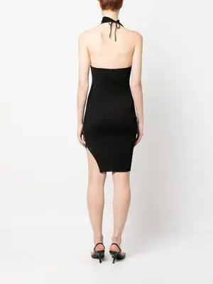 A. ROEGE HOVE Emma Ribbed-knit Dress - Black