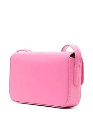 Palm Angels Bridge Leather Crossbody Bag - Pink