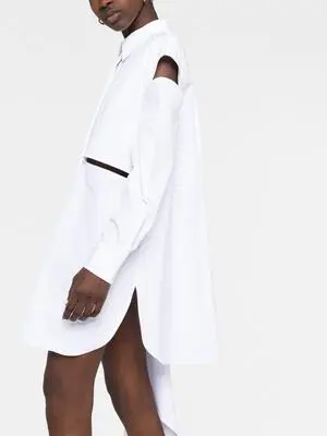 Alexander McQueen Cut-out Shirt Dress