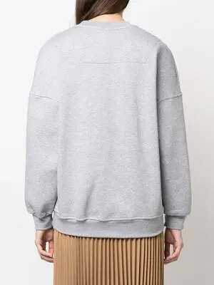 IOANA CIOLACU Graphic-print Sweatshirt - Grey