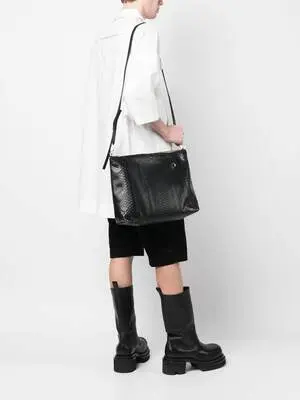 Rick Owens Large Adri Leather Shoulder Bag
