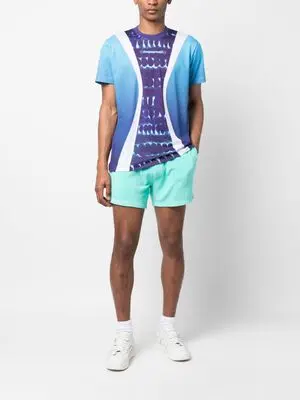 Dsquared2 Graphic-print Perforated T-shirt