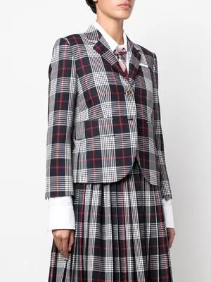 Thom Browne Single-breasted Checked Blazer