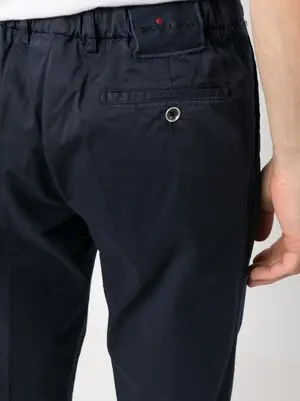 Kiton Off-centre Button Straight-leg Trousers