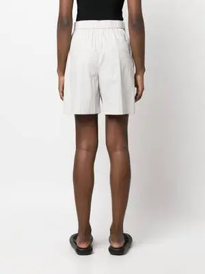 Theory High-waisted Thigh-length Shorts