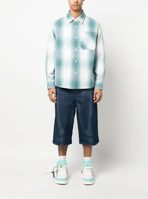 Off-White Body Scan Denim Shorts