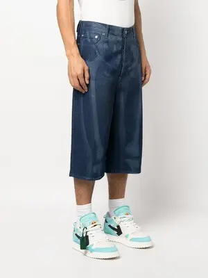 Off-White Body Scan Denim Shorts