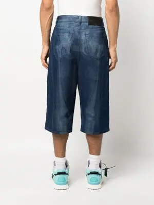 Off-White Body Scan Denim Shorts