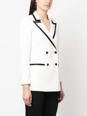 Philipp Plein Contrasting-trim Double-breasted Blazer