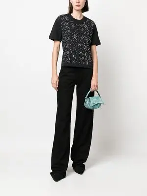 Rabanne Studded T-shirt - Black