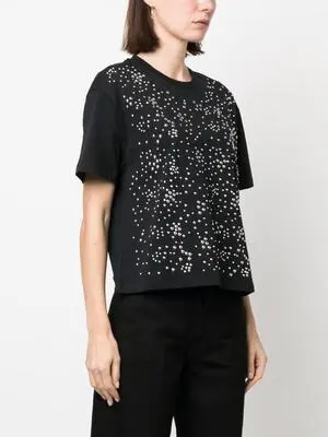 Rabanne Studded T-shirt - Black